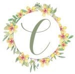 Letter C Monogram | Customize Online | Instant Download