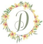Letter D Monogram | Customize Online | Instant Download