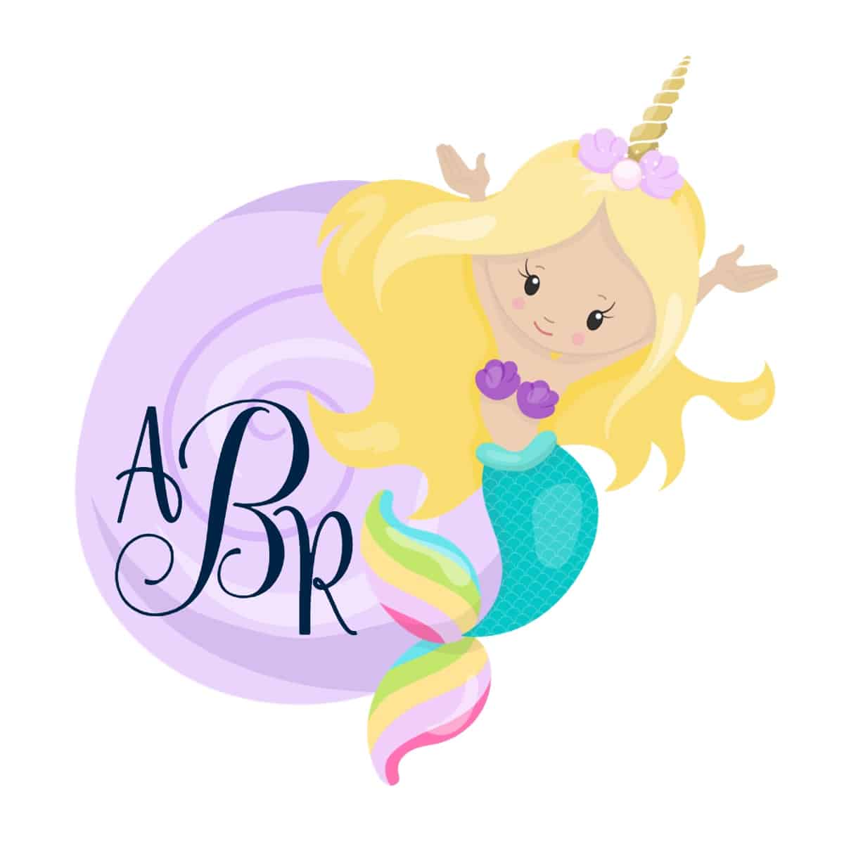 FREE Custom Unicorn Monogram | Edit Online & Print