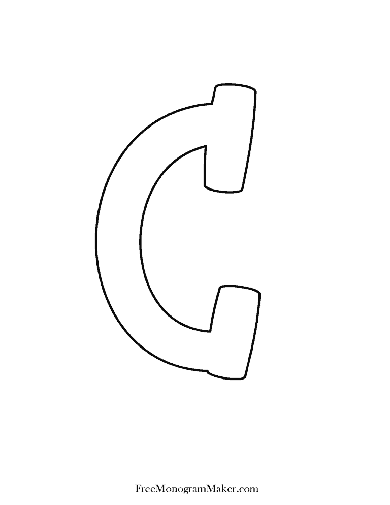 Bubble Letter C