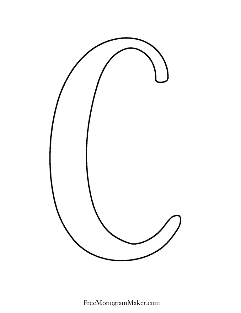 Bubble Letter C